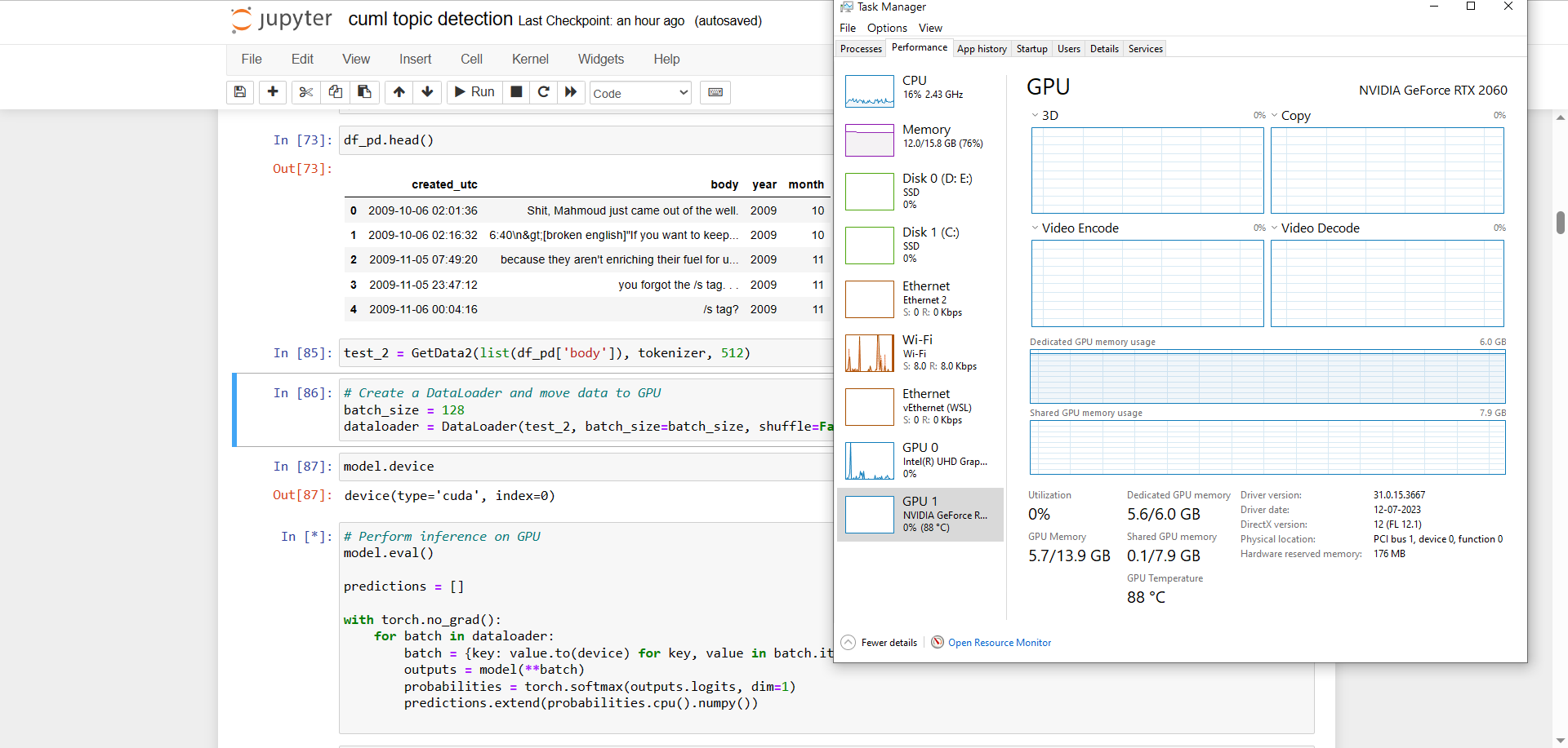 Pytorch Huggingface Model Not Using Gpu · Issue 589 · Mrdbourkepytorch Deep Learning · Github