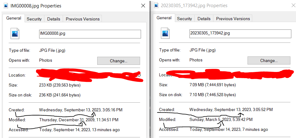 GPTH Doesn't change the date created, but the date modified · Issue #241 · TheLastGimbus ...