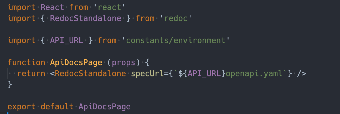Cannot import { RedocStandalone } from 'redoc' · Issue #1926 · Redocly ...