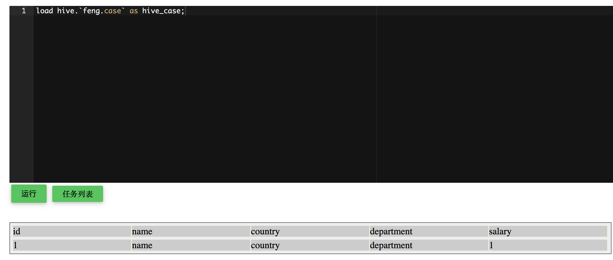 【Bug】通过 Load 加载表时，如果表名是关键字，无法加载至 Byzer 中 · Issue #1824 · byzer-org/byzer-lang · GitHub
