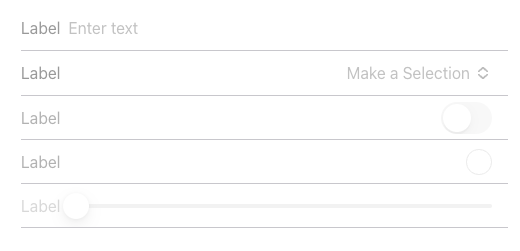 bug: Disabled modern form controls do not have consistent label color on iOS · Issue #27184 ...