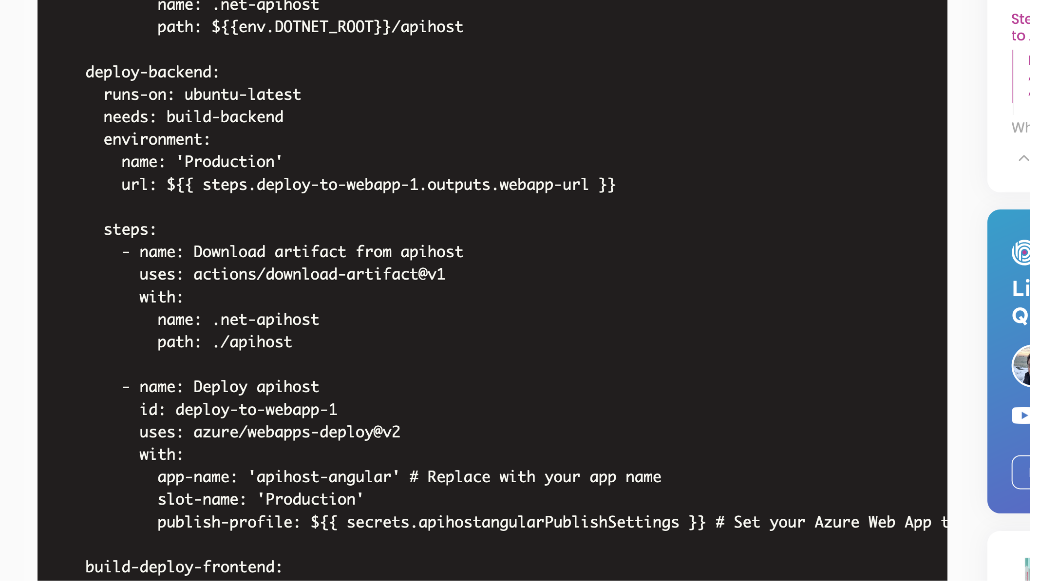 Azure App Service Deployment · Issue #17588 · abpframework/abp · GitHub