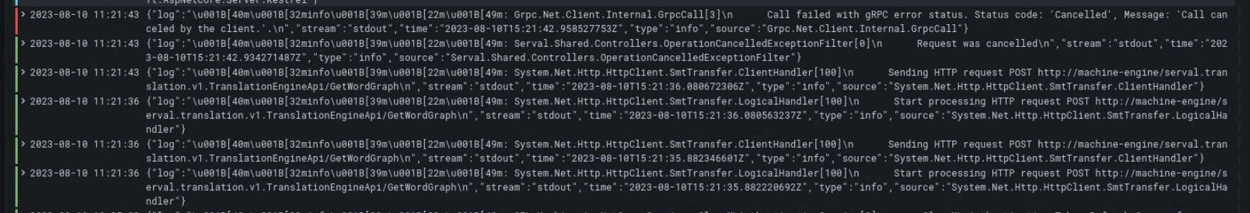 Grpc call canceled by client - not a failure · Issue #81 · sillsdev/serval · GitHub