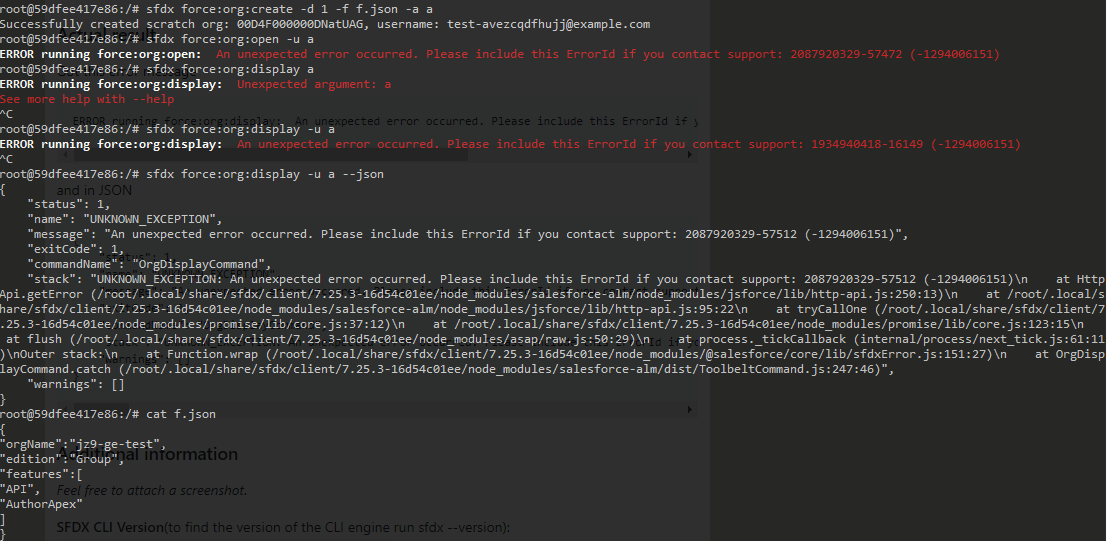 UNKNOWN_EXCEPTION for Group Edition Scratch Orgs · Issue #187 · forcedotcom/cli · GitHub