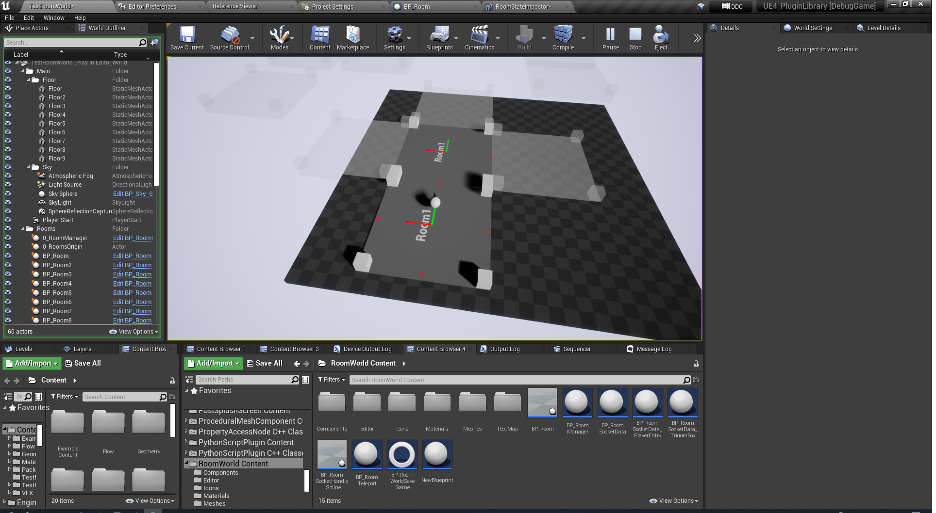 GitHub - Bargestt/RoomWorld: Simple actors that acts as anchors to stream levels(rooms)