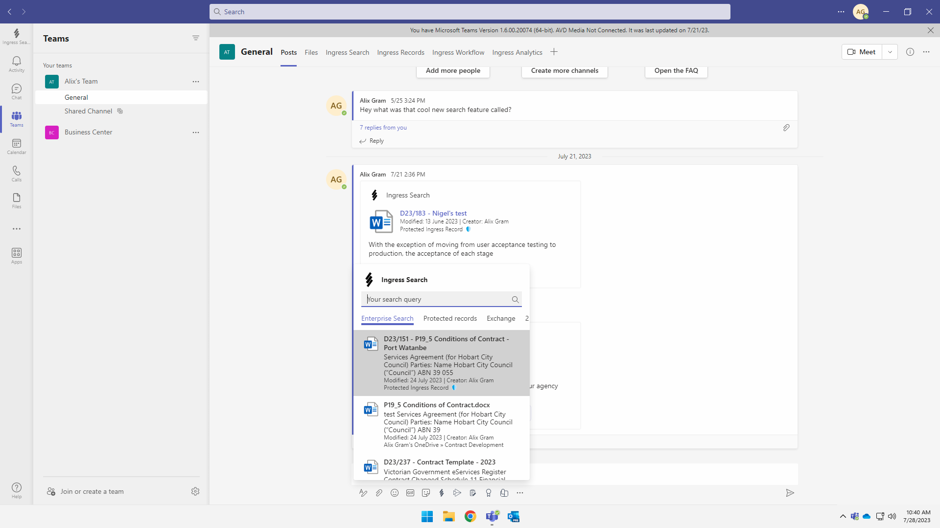 When providing multiple search commands it does not handle long command names very well · Issue ...