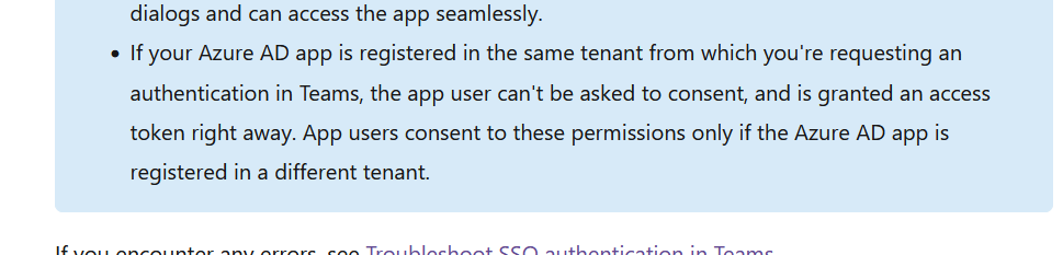 Teams bot SSO link null reference error · Issue #1914 · OfficeDev/microsoft-teams-library-js ...