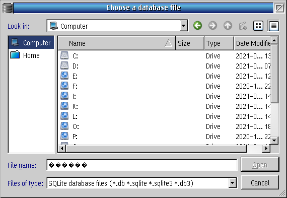 OS2 support and display of extended characters · Issue #2608 · sqlitebrowser/sqlitebrowser · GitHub