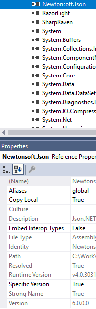 newtonsoft json reference error? · Issue #190 · getsentry/raven-csharp · GitHub
