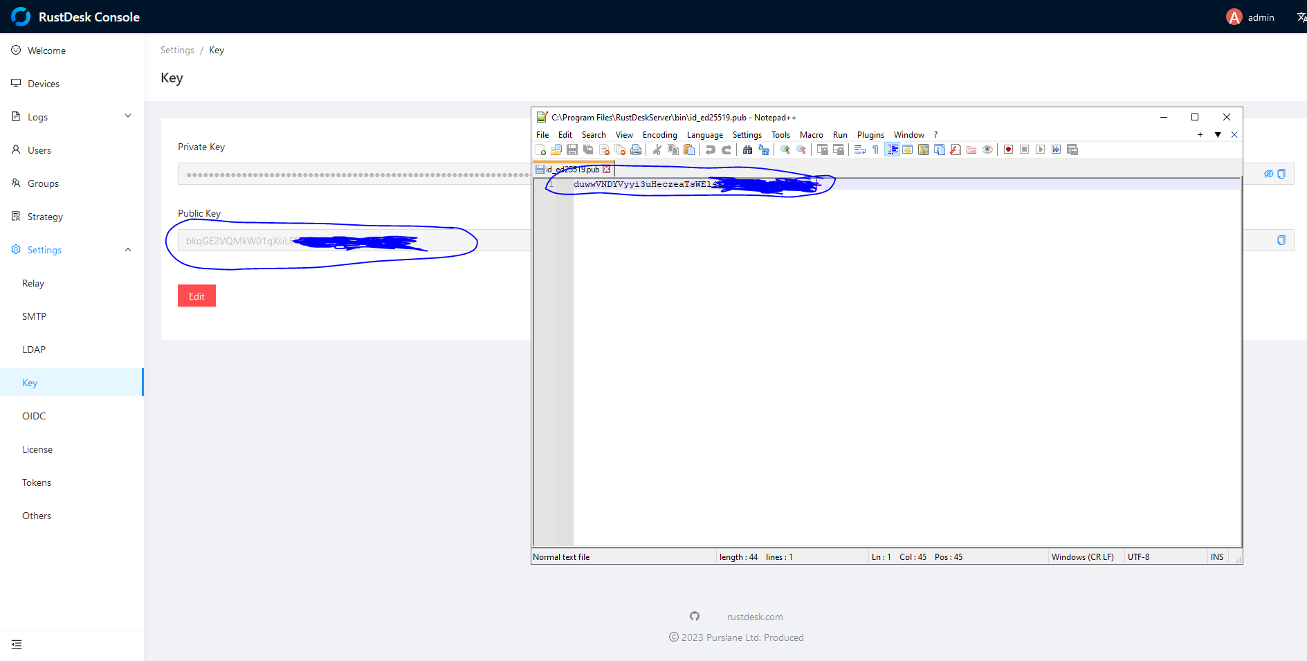 How do I change the public key of a RustDesk pro server? · rustdesk ...