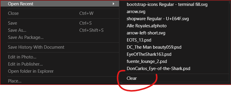 Clear recently opened files · Issue #2126 · sumatrapdfreader/sumatrapdf · GitHub