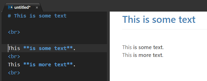 HTML Tags ( specifically) after a header element breaks Markdown in following lines · Issue #510 ...