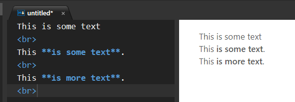 HTML Tags ( specifically) after a header element breaks Markdown in following lines · Issue #510 ...