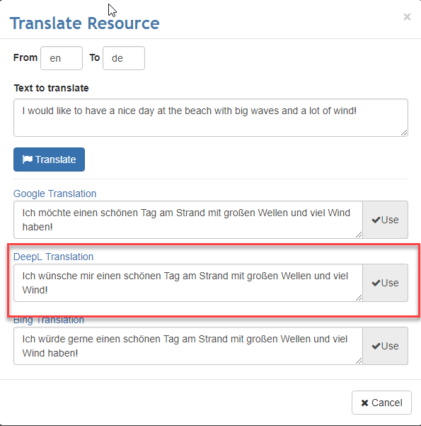 Add DeepL as translation option · Issue #105 · RickStrahl/Westwind.Globalization · GitHub