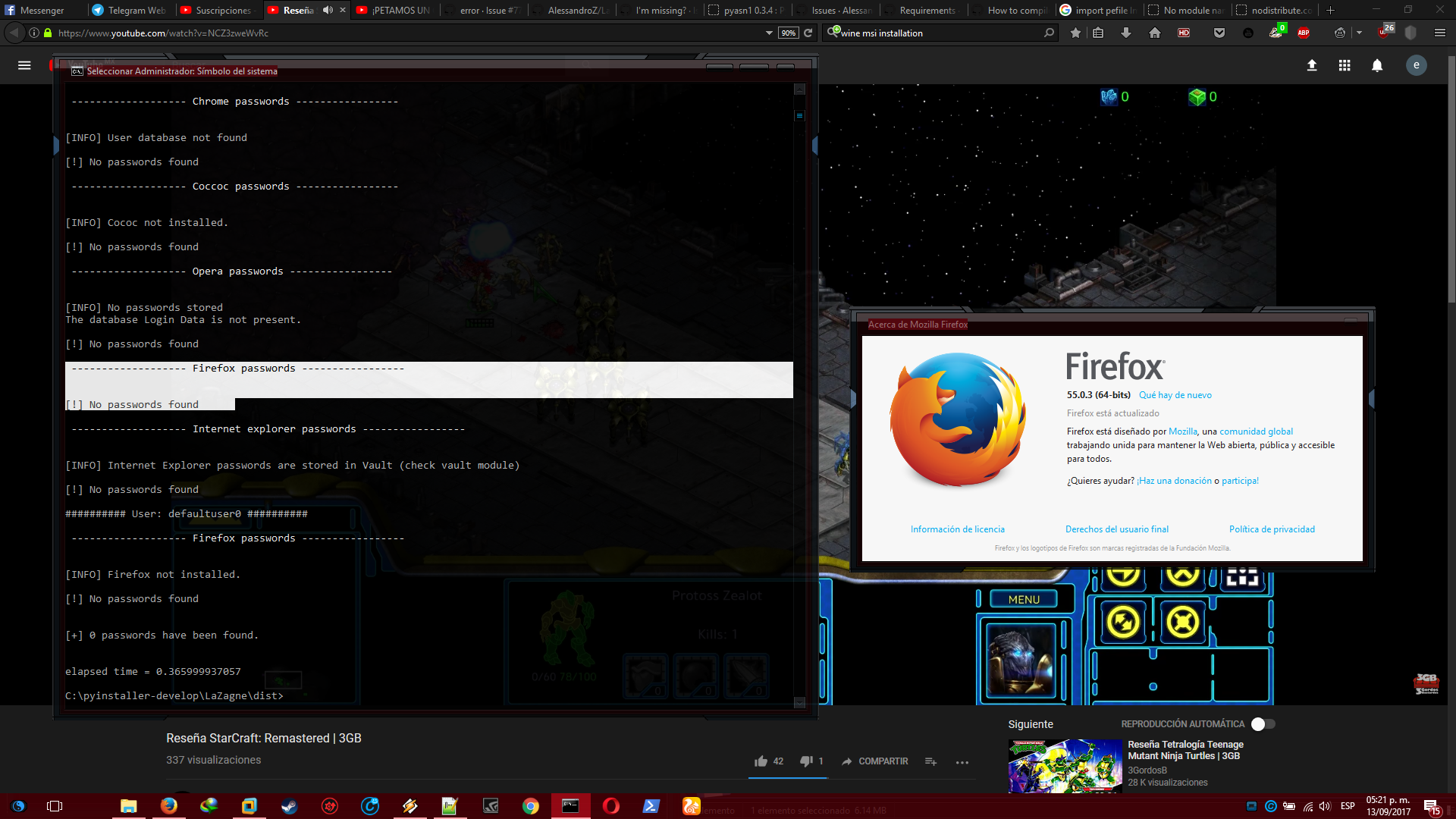 the program does not get firefox passwords · Issue #149 · AlessandroZ ...