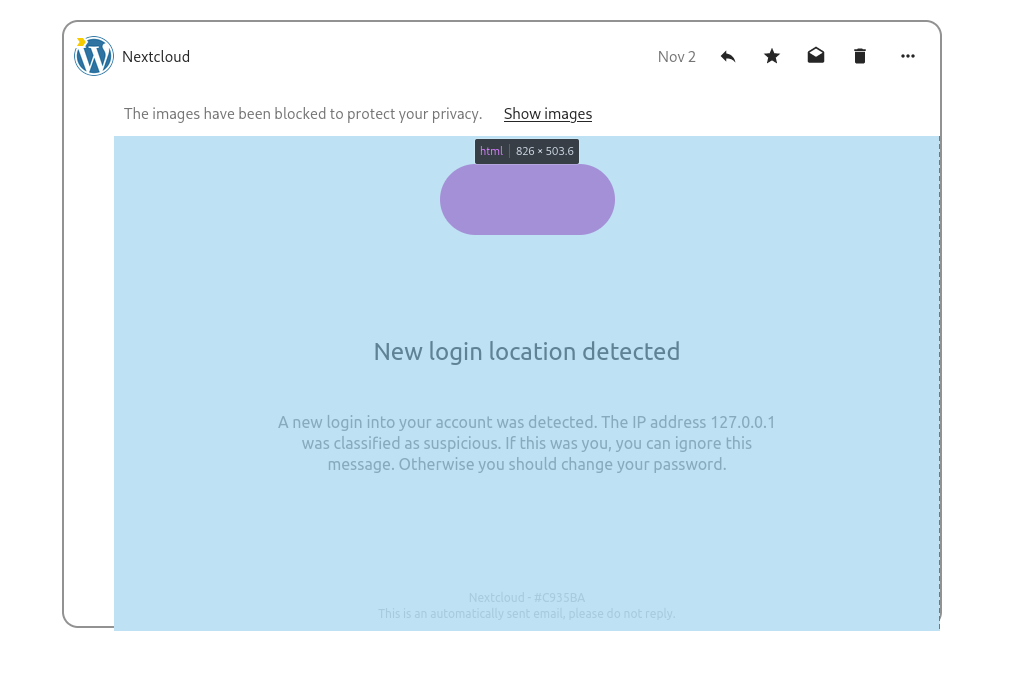 Content Extends Message Element · Issue 7674 · Nextcloudmail · Github