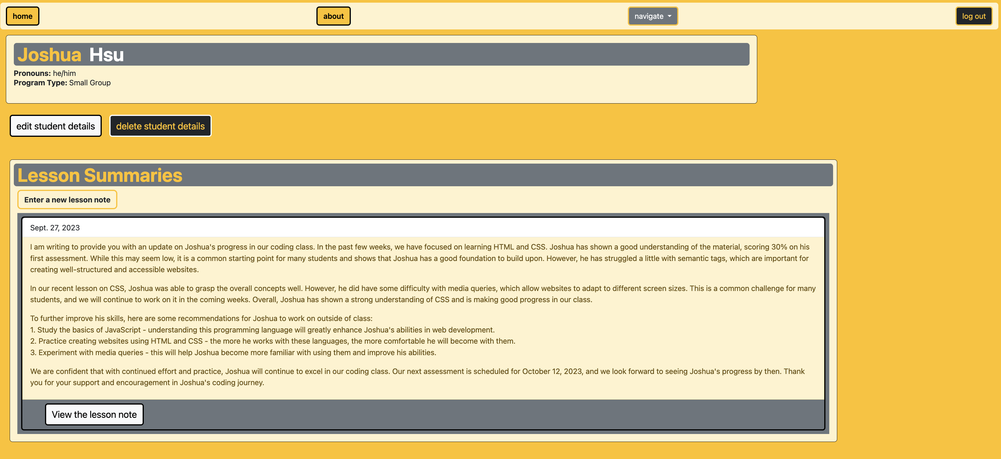 GitHub - jhsu79/lesson-summary-generator: A web app designed to revolutionize the way educators ...