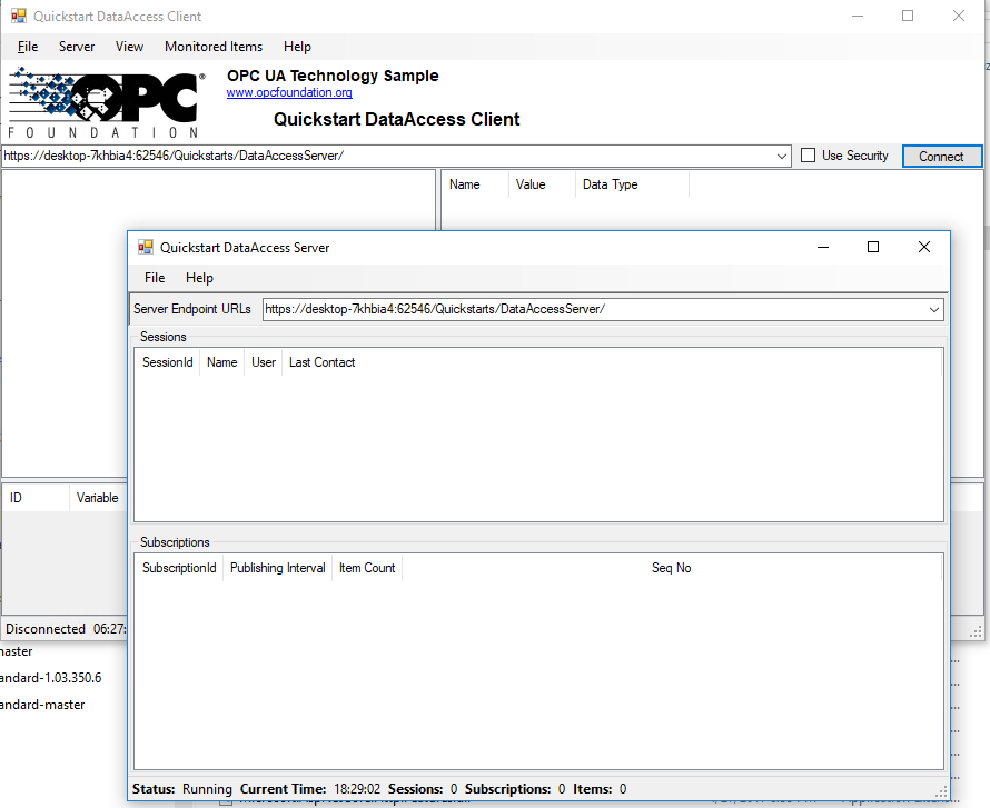 How to use Quickstart Data Access Server and Client with HTTPS endpoints · Issue #336 ...