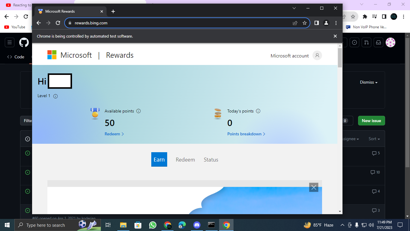 Stuck At Logged In · Issue 195 · Charlesbel Microsoft Rewards Farmer
