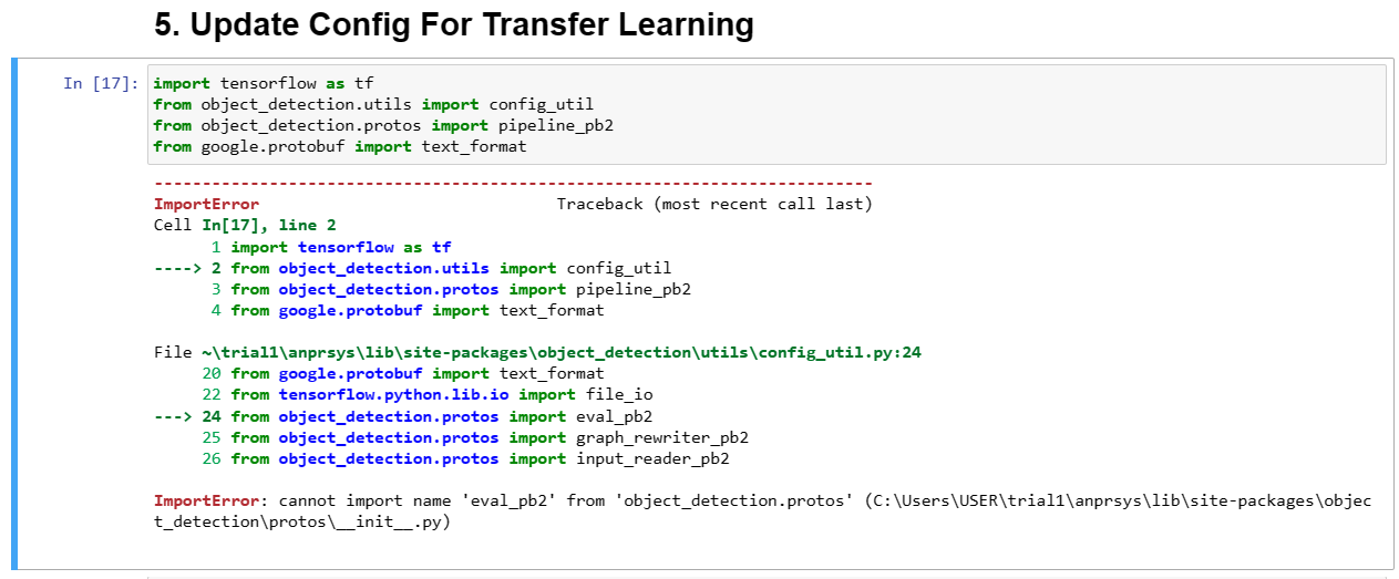 Importerror Cannot Import Name Eval Pb2 From Object Detection Protos · Issue 145
