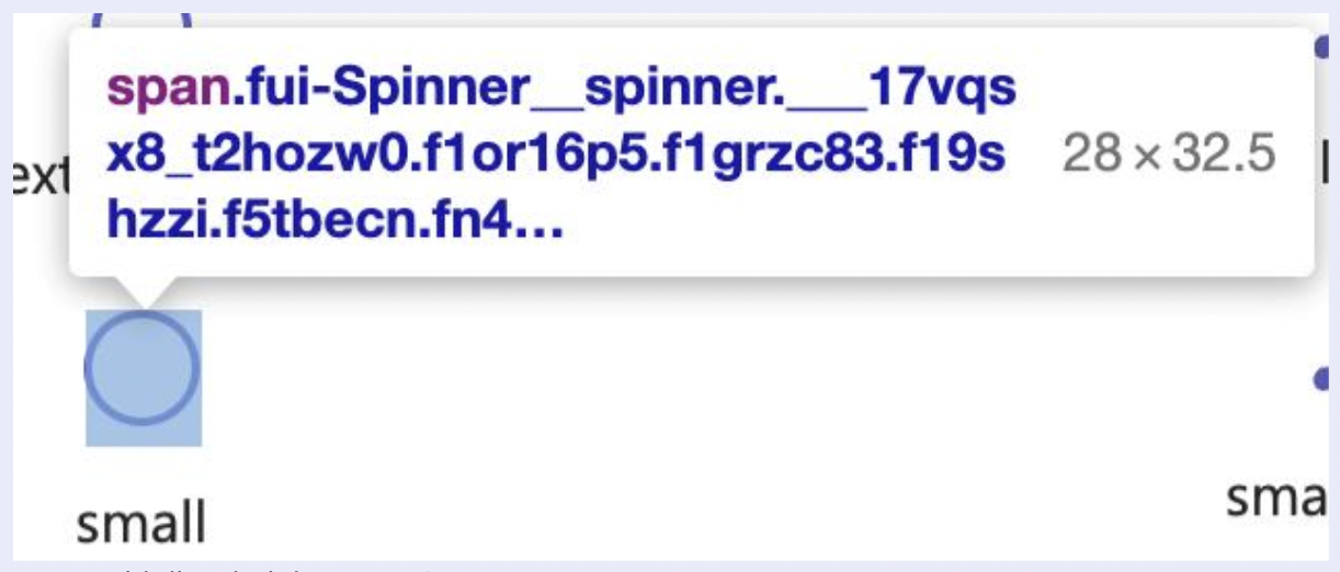 [Bug]: Spinner has wrong size because of line-height · Issue #24634 · microsoft/fluentui · GitHub