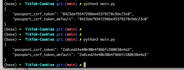 Unable to get cookie · Issue #1 · xtekky/TikTok-Cookies · GitHub