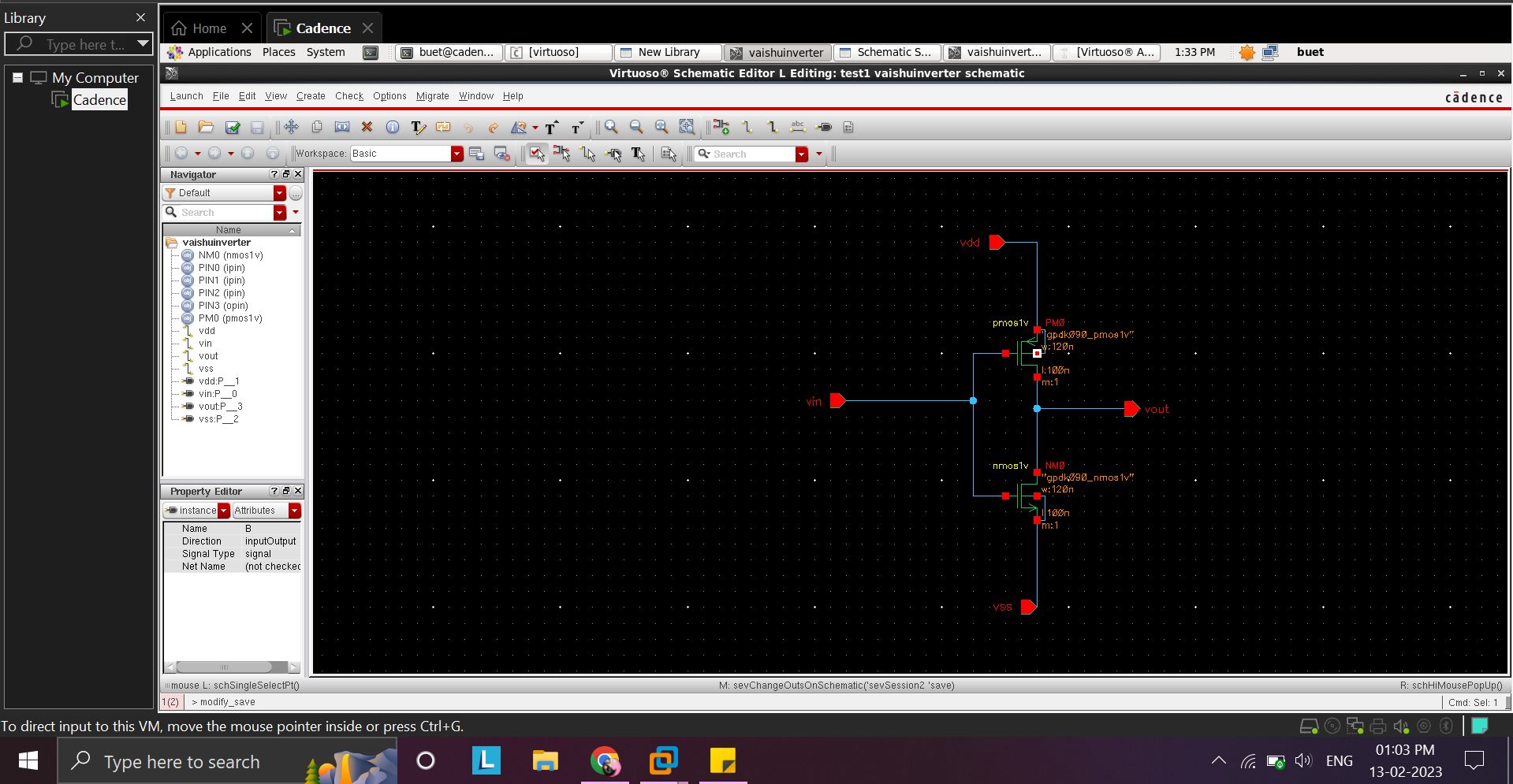 GitHub - vaishnavam112/Inverter-Using-Transistors-in-Cadence-Virtuoso.