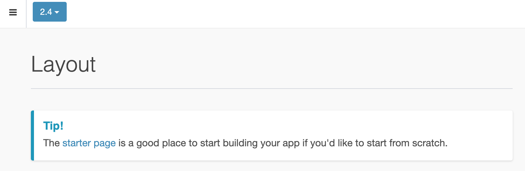 [BUG] Starter Page is not available via 3.x Docs · Issue #2391 · ColorlibHQ/AdminLTE · GitHub