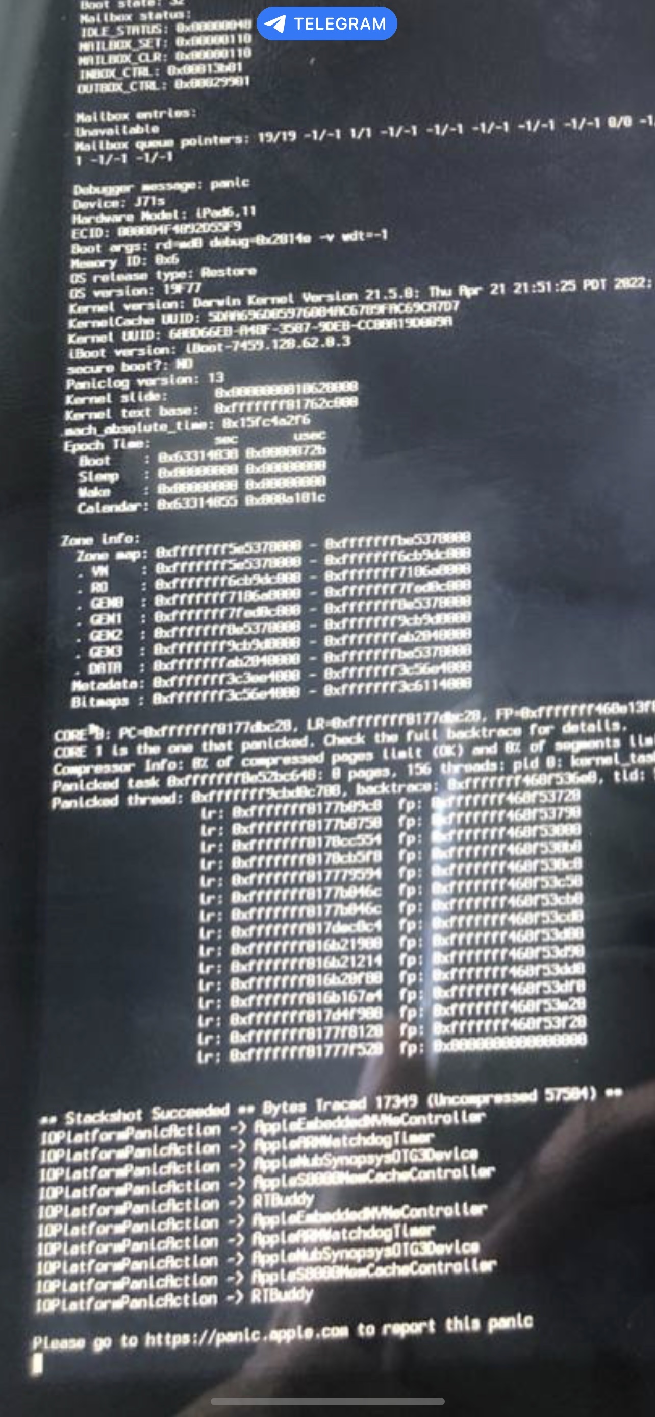 PLEASE READ MAY HELP Ipad 5th gen boot issue ios15.7 panic same sa ipx · Issue #87 ...