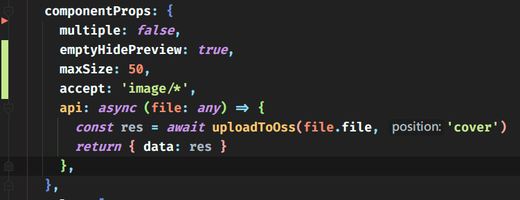 【BasicForm】当组件设置为Upload的时候，添加accept属性报错 · Issue #242 · vbenjs/vue-vben-admin · GitHub