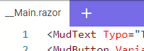 Tabs with 'add' button like the browser · Issue #1568 · MudBlazor ...