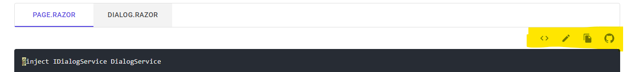 Unclickable dialog.razor tab in docs code example for Simple Dialog · Issue #1682 · MudBlazor ...