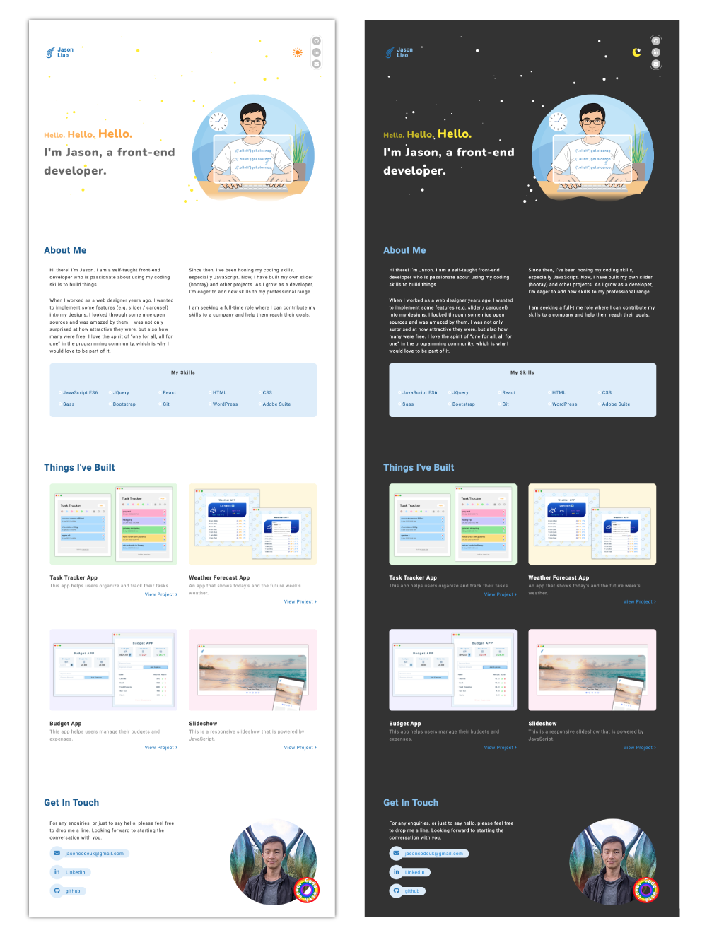 GitHub - jasontwuk/Portfolio_React: This is the React version of my ...