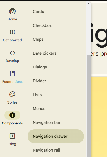 Navigation Rail Navigation Drawer · Issue 540 · Hperrin Svelte Material Ui · Github