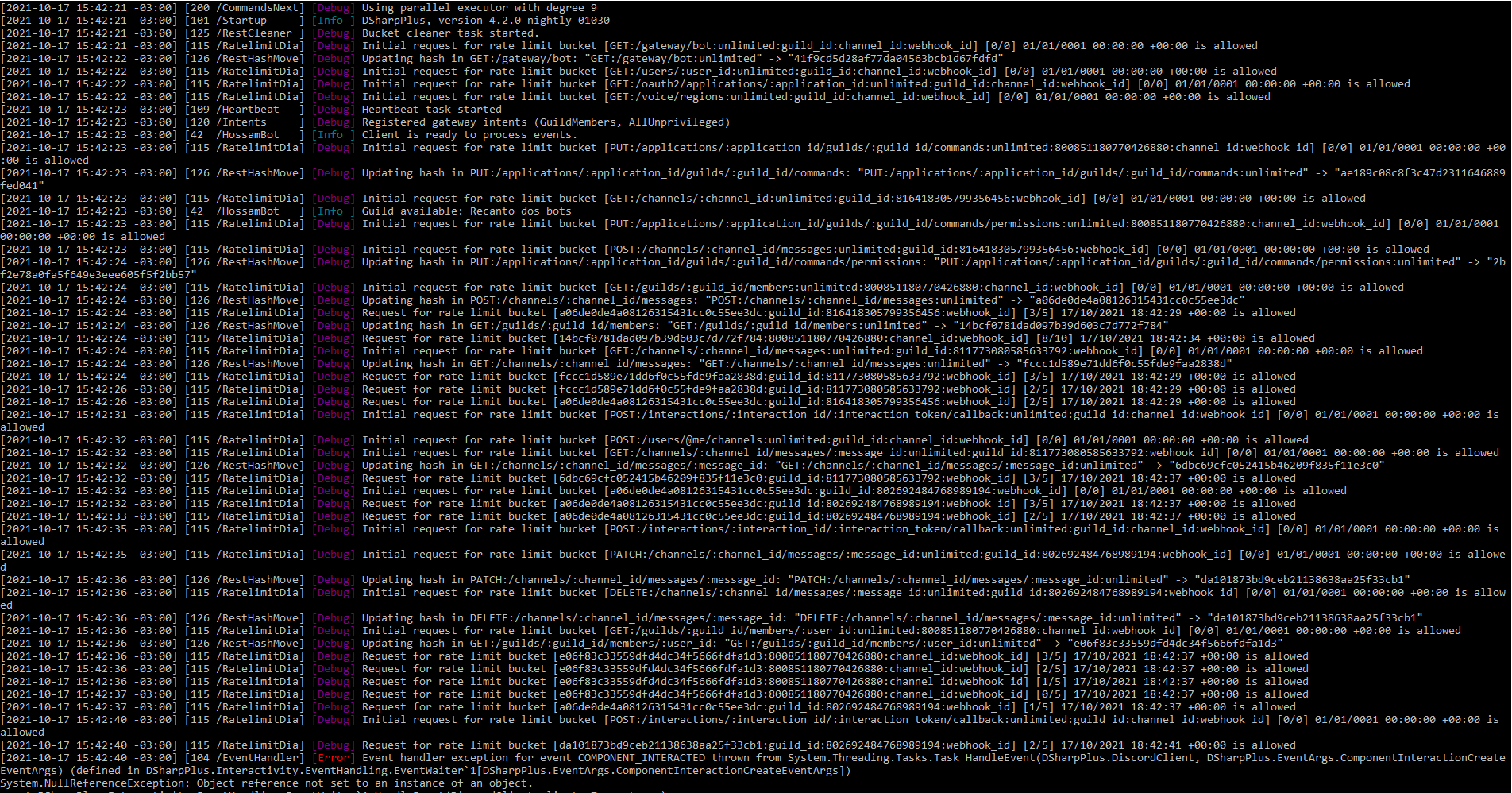 Nullreferenceexception When Using Interactivityextensionwaitforeventargsasync Func Predicate