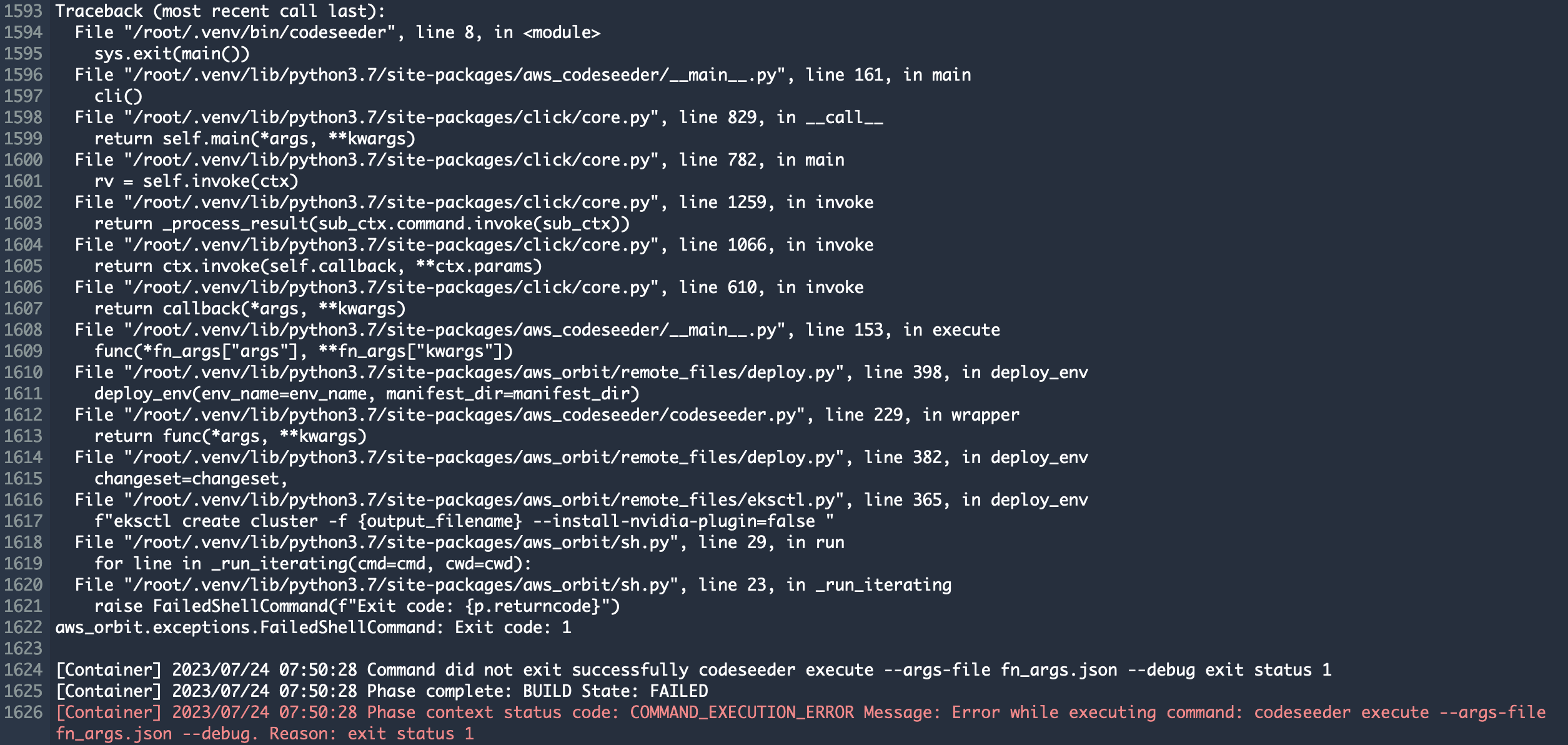 [bug] Unable To Deploy Orbit Workbench · Issue 1392 · Awslabs Aws Orbit Workbench · Github