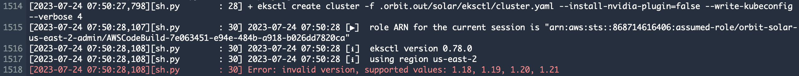 [bug] Unable To Deploy Orbit Workbench · Issue 1392 · Awslabs Aws Orbit Workbench · Github