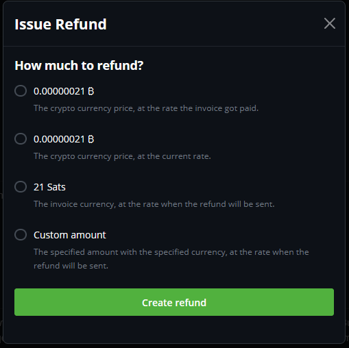 Implement Refund Flow in Greenfield API · btcpayserver btcpayserver ...