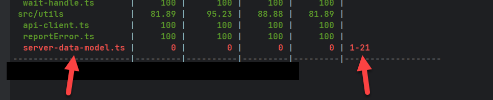 When Using `coverageall` Typescript Files With No Executable Code Are Colored Red In The 