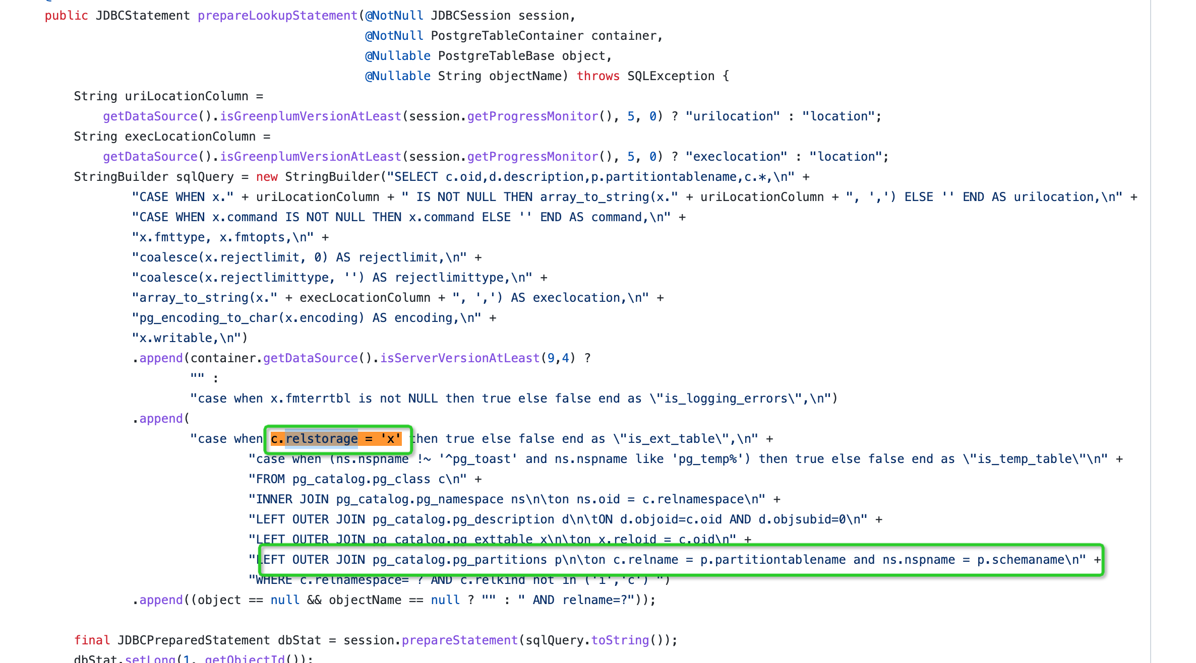 Greenplum Preparelookupstatement Is Not Work On Gp7 · Issue 17341 · Dbeaverdbeaver · Github 