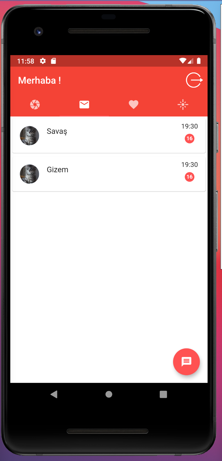 GitHub - KadriyeMacit/Chat-App: It is an example of a messaging application in Flutter.