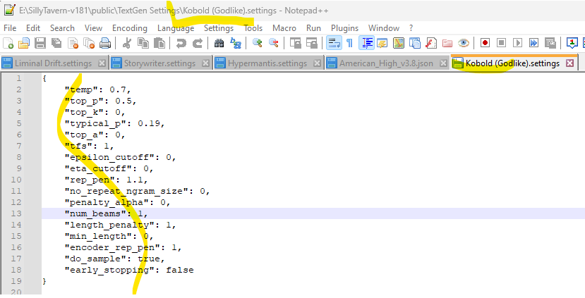 Text Gen WebUI - TextGen Settings - Add Max_length, Response_length to ...