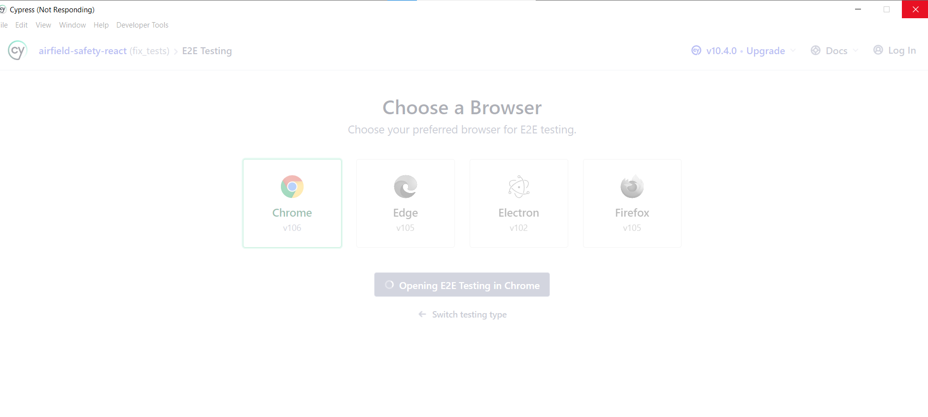 Cypress Open Process Hangs During Execution · Issue 24107 · Cypress Iocypress · Github 