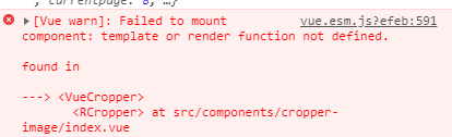 从0.2.9升级到0.4.5选择图片后将要渲染，提示组件渲染不出来 · Issue #207 · xyxiao001/vue-cropper · GitHub