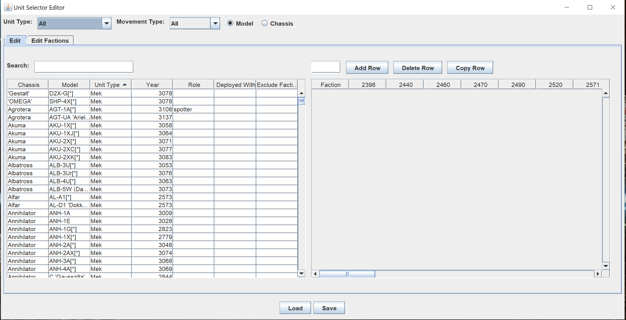 Infantry force assignment tables · Issue #2345 · MegaMek/megamek · GitHub