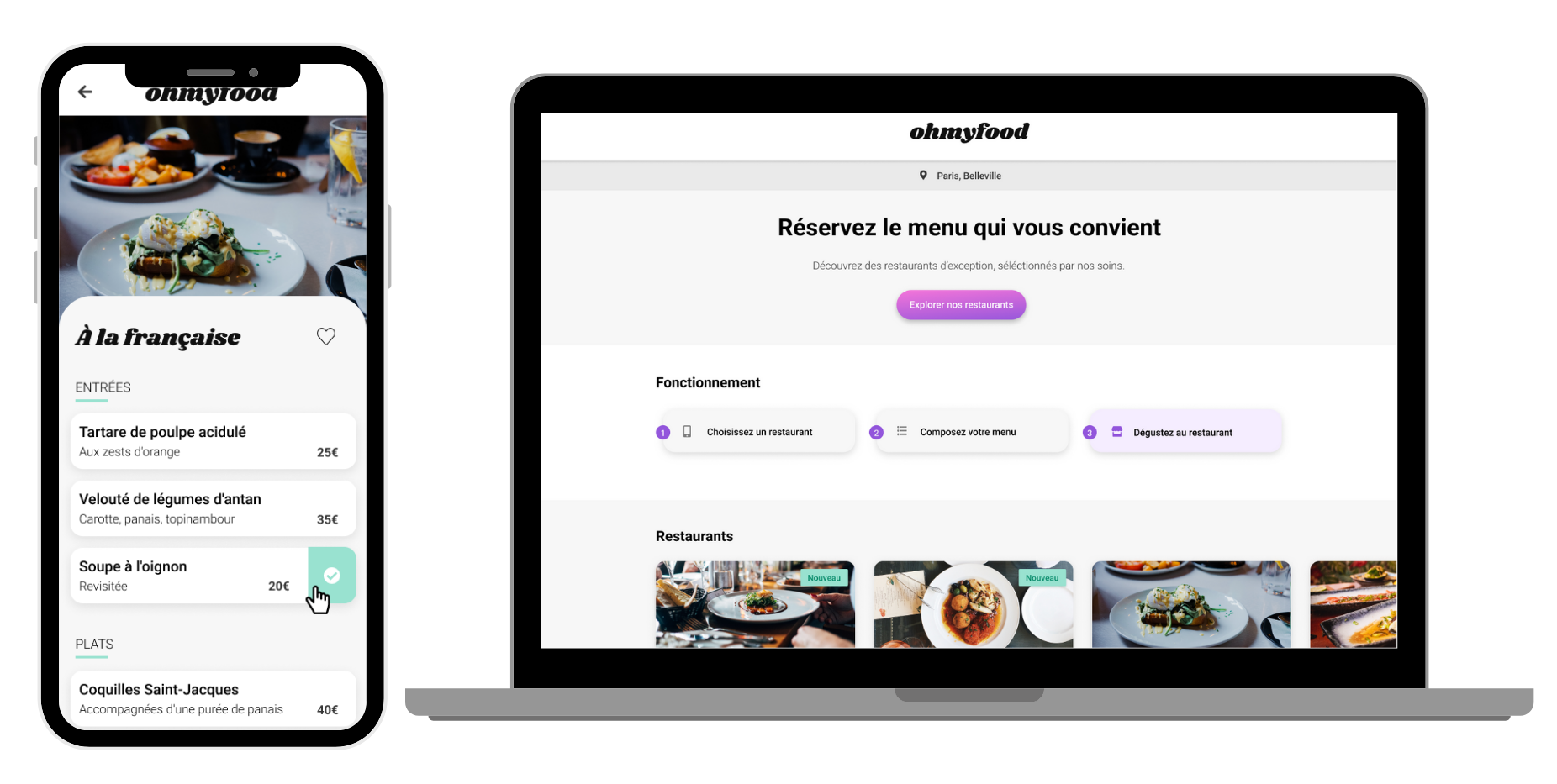 GitHub - John-Laguerre/Ohmyfood: Ohmyfood : Projet 4 du parcours "Intégrateur Web" de OpenClassrooms