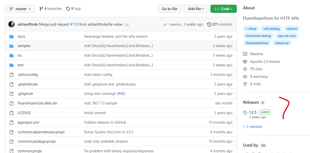 Add changelog · Issue #117 · adrianiftode/FluentAssertions.Web · GitHub