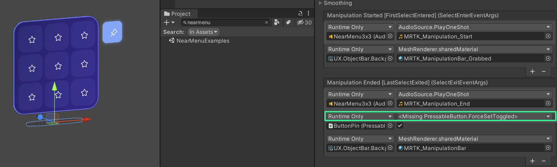 [mrtk3] Pressablebutton Missing Settoggled Function · Issue 10975 · Microsoft