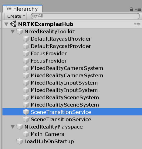 Duplicated service displayed under MixedRealityToolkit hierarchy (Service Inspector) · Issue ...